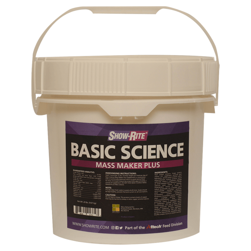Show-Rite® Basic Science Mass Maker Plus Supplement for Goats