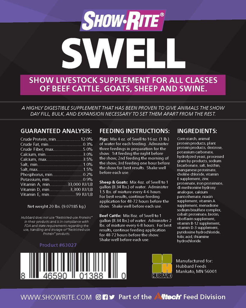 Show-Rite® Swell Multi-Species Show Livestock Supplement